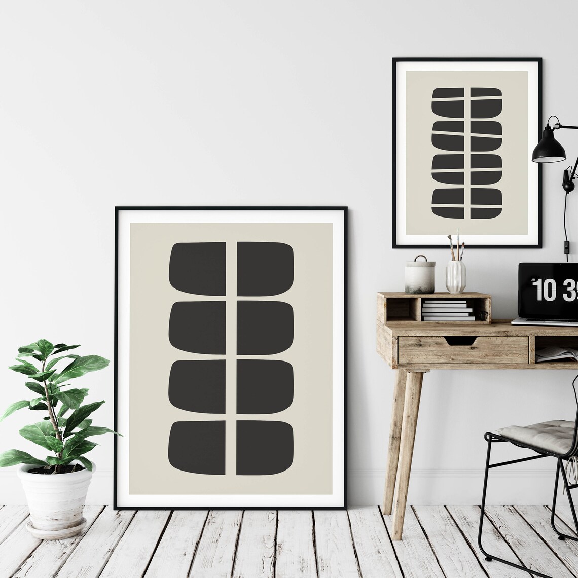 MCM Wall Art Set of 3 Prints Mid-century Modern Art Gallery - Etsy