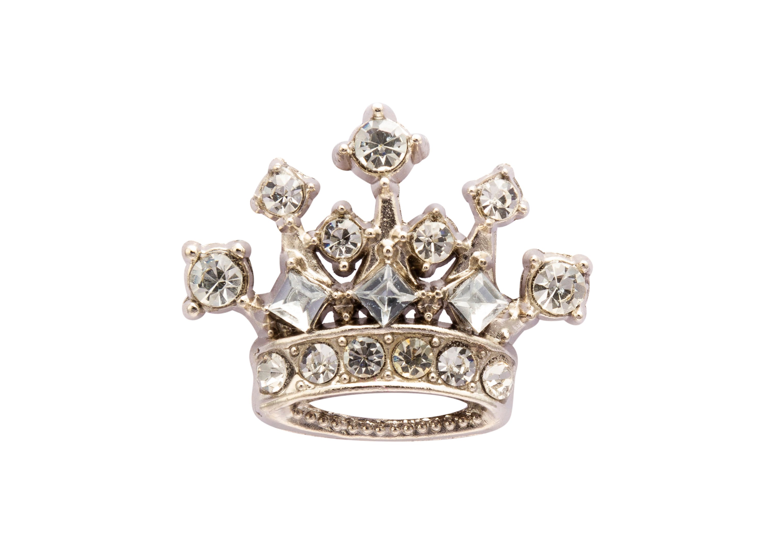 Silver Crown With Stone Detailing Lapel Pin Badge Coat Suit - Etsy