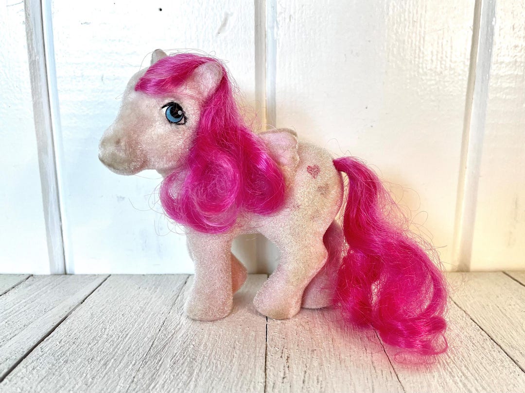 Vintage 1980's My Little Pony 'so Soft Ponies' Hasbro "heart Throb ...
