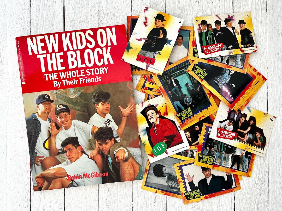 Vintage 1980's New Kids on the Block (NKOTB) Boy Band Book & Big Time ...
