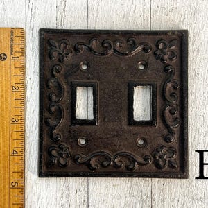 Vintage Style Cast Iron Light Switch and Outlet Covers, Old House ...