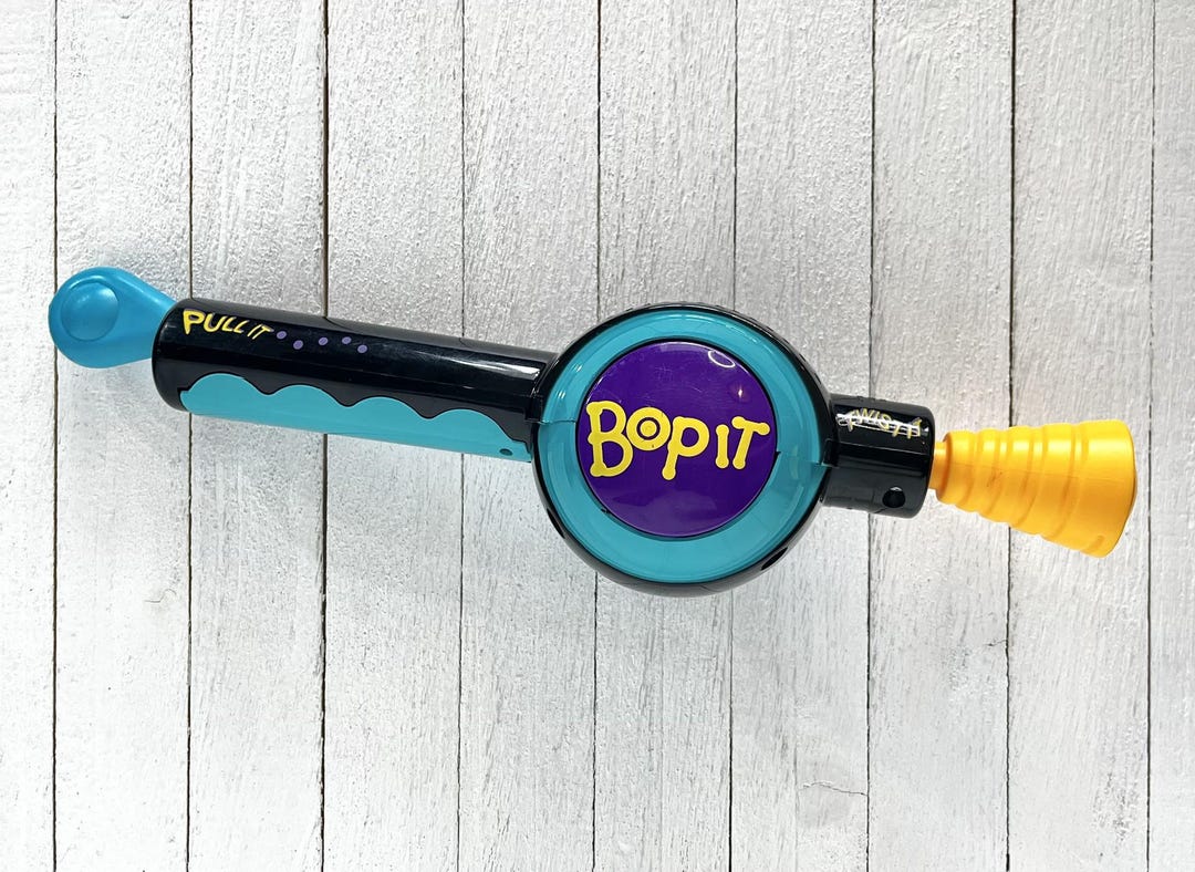 Vintage 1990's Original BOP IT Electronic Game by Hasbro - Etsy