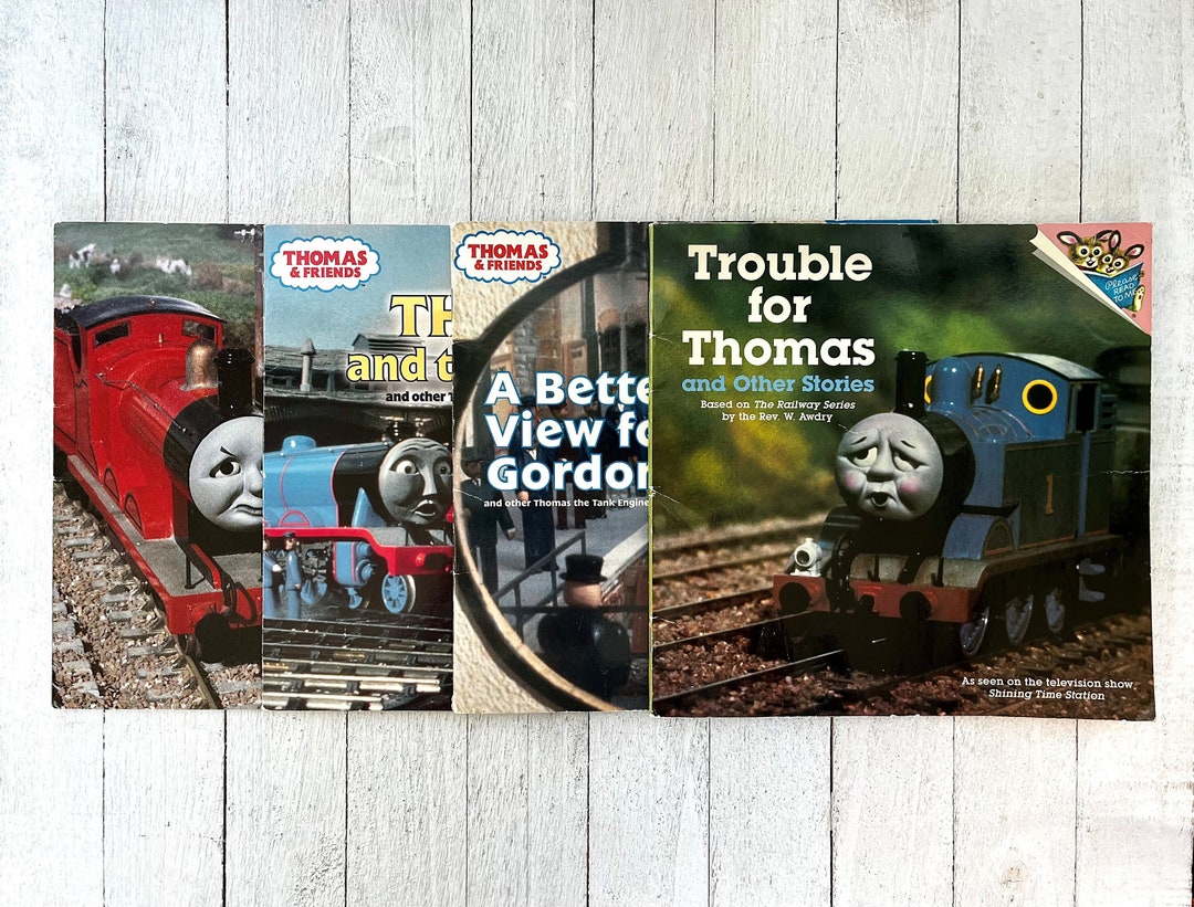 Set of 4 Vintage 'thomas the Tank Engine' Train Story Books, Thomas ...