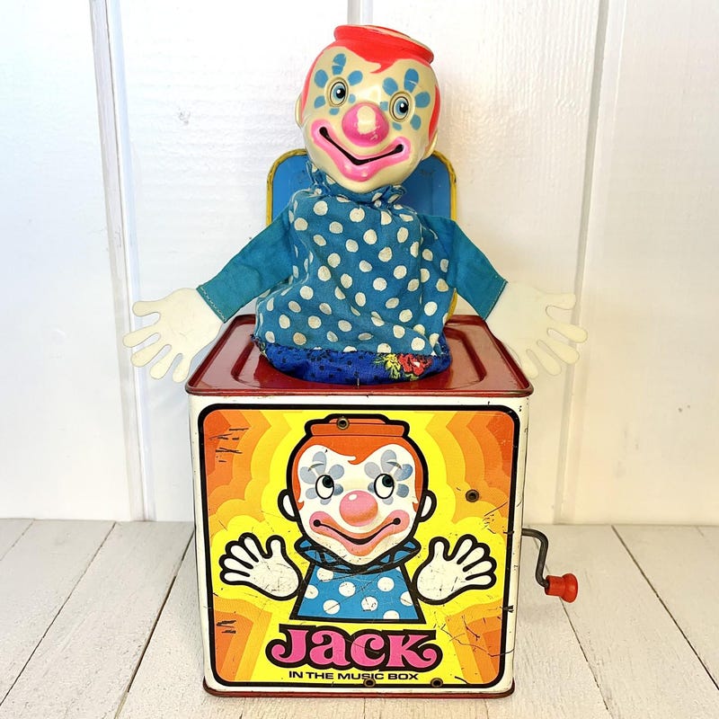 Jack in the Box Toy - Etsy