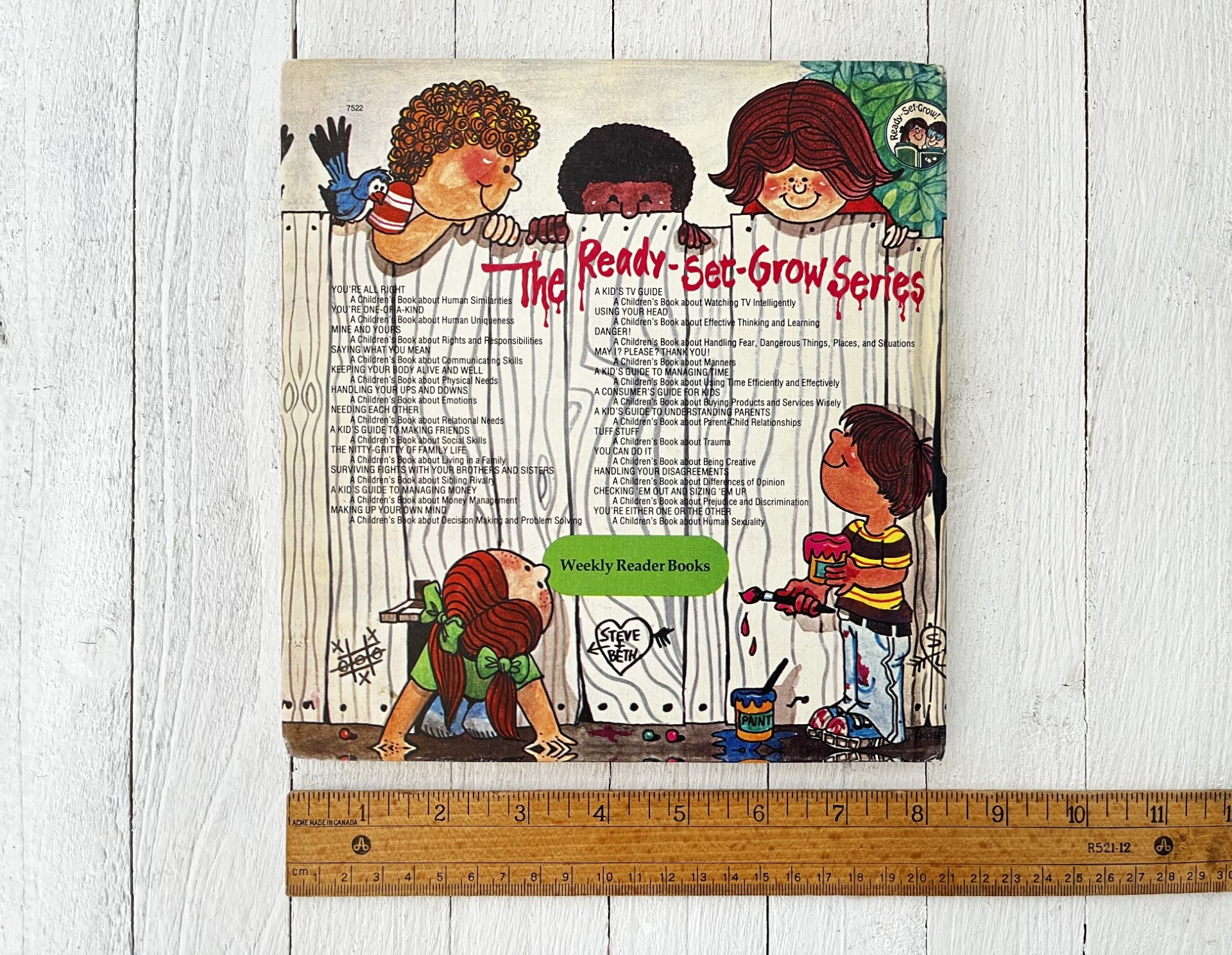 Vintage 1978-80 'the Ready-set-grow Series' Hardcover Children's Books ...