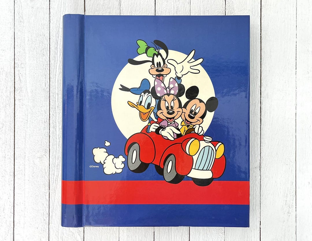 Vintage 1990's Disney Photo Album, Mickey Mouse & Gang, Self-adhesive ...