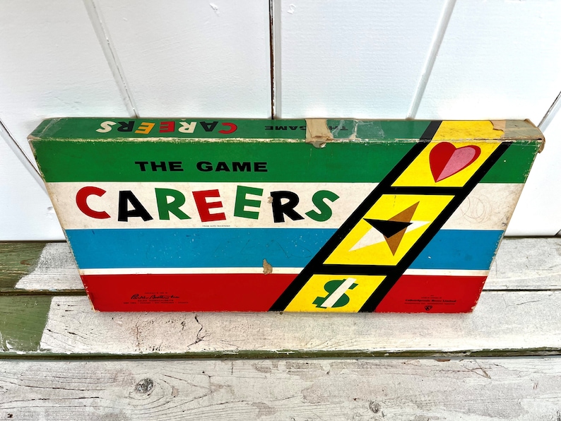 Vintage 1955 Parker Brothers Board Game 'the Game - Etsy