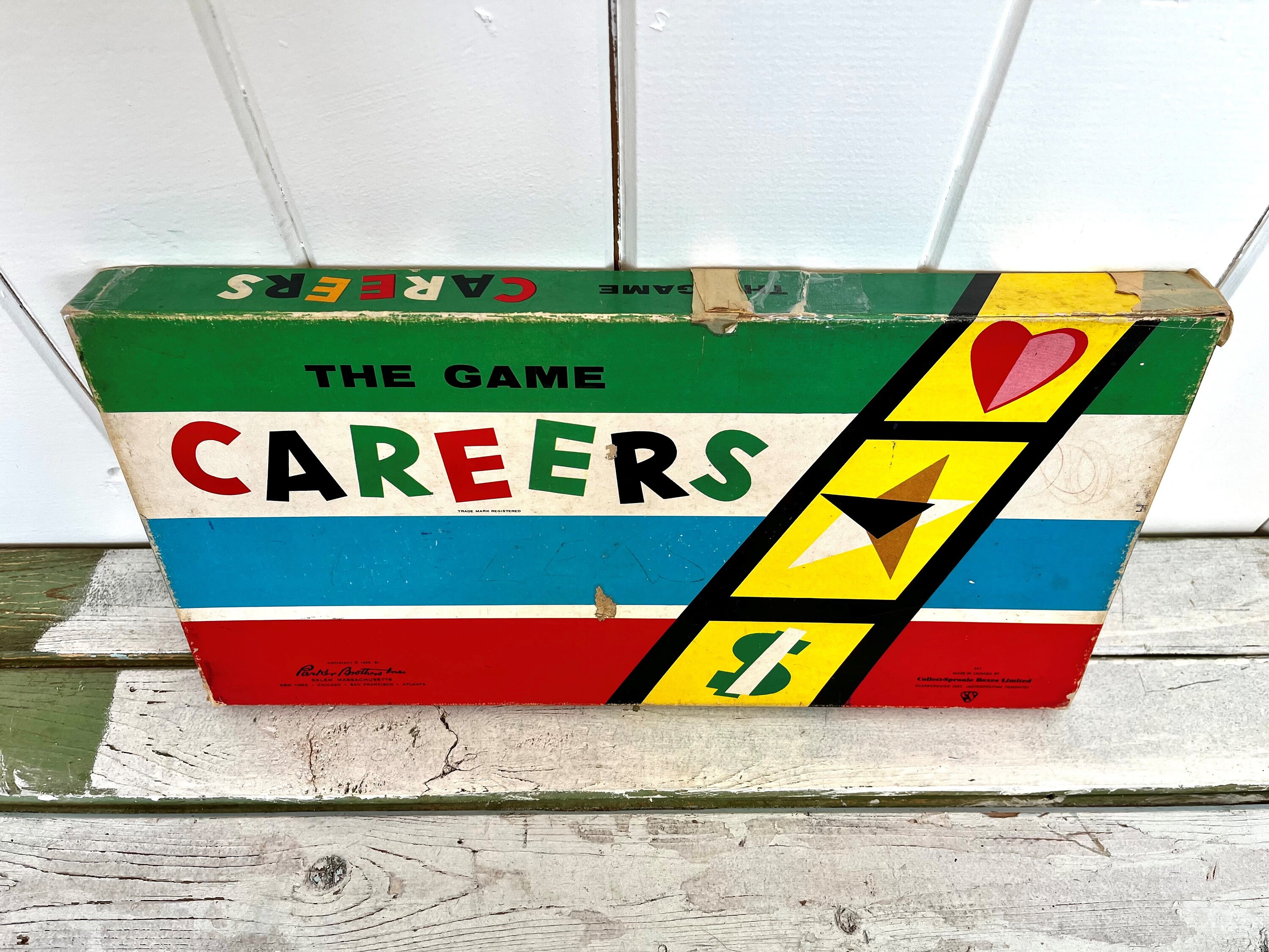Vintage 1955 Parker Brothers Board Game 'the Game - Etsy