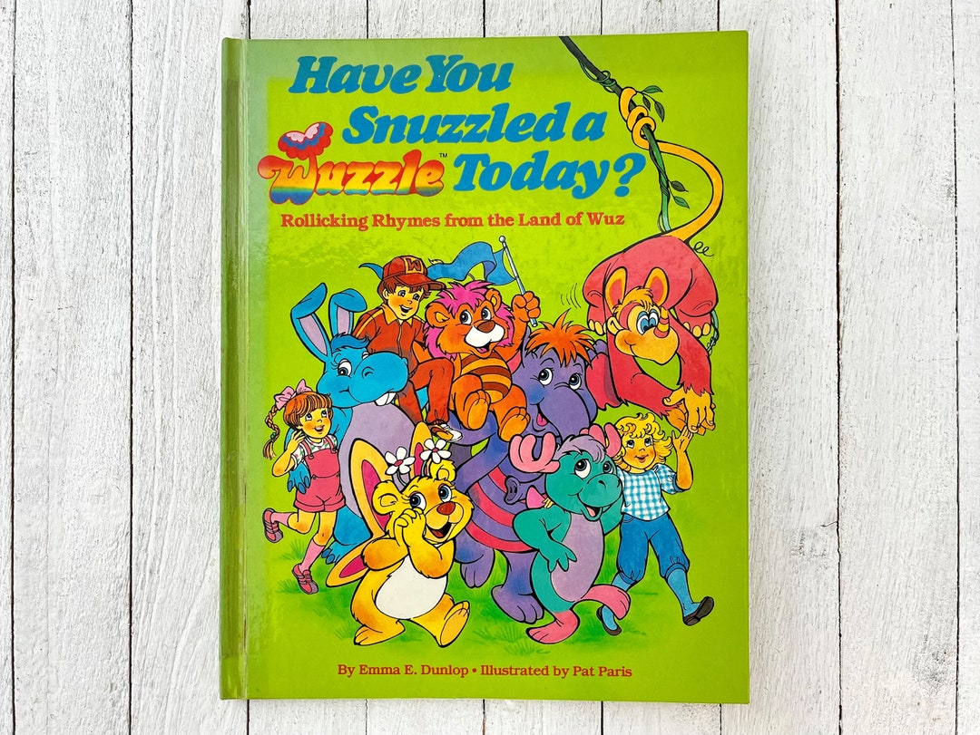 Vintage 1980's 'have You Snuzzled a Wuzzle Today?' Hardcover Book ...