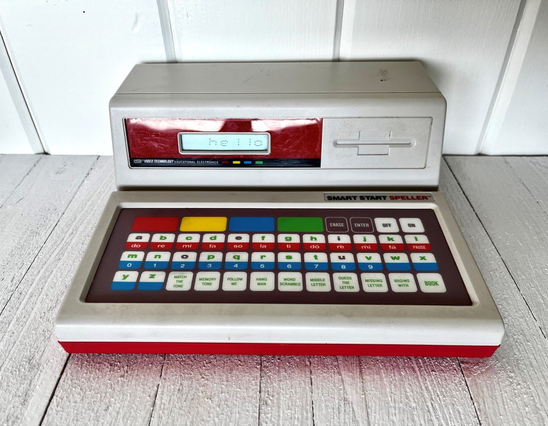 Vintage 1980's 'smart Start Speller' Electronic Computer Game by Vtech ...