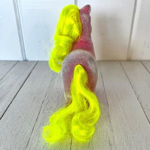 Vintage 1980's My Little Pony 'so Soft Ponies' Hasbro "shady" Fuzzy ...