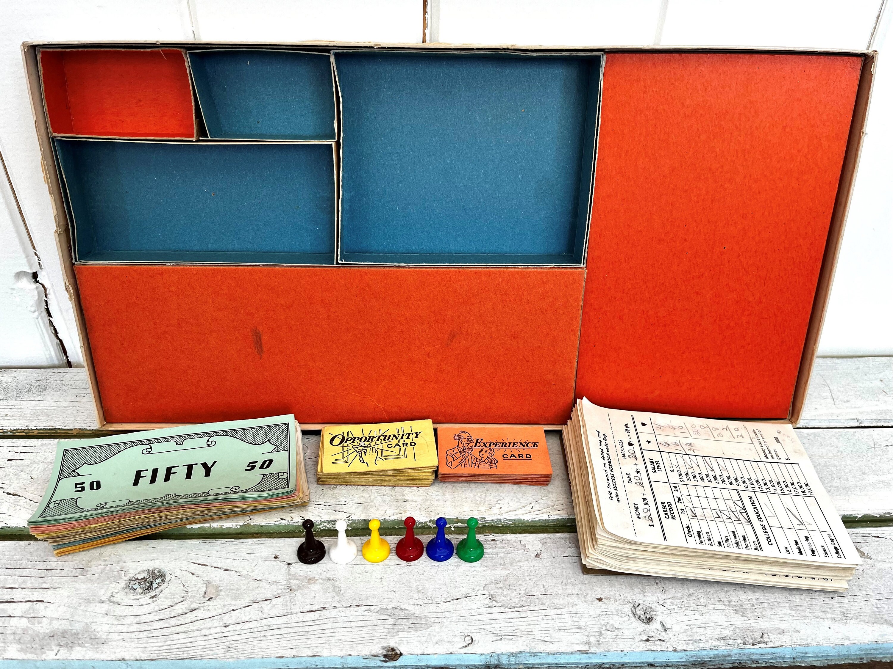 Vintage 1955 Parker Brothers Board Game 'the Game - Etsy