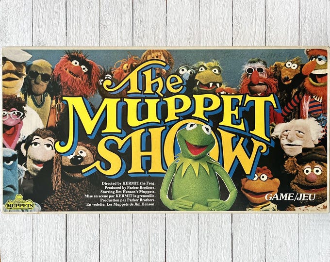 Vintage 1970's 'the Muppet Show' Board Game by Parker Brother, Complete ...