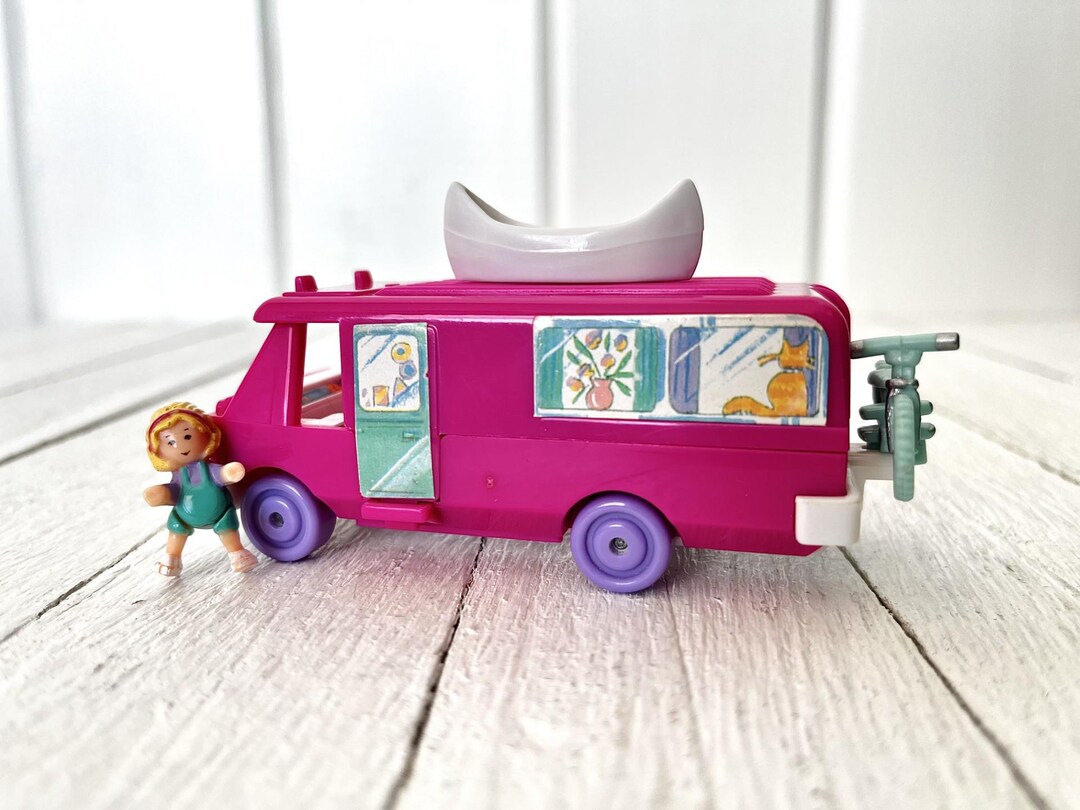 Vintage 1994 Polly Pocket 'polly's Camper' by Bluebird Toys, COMPLETE ...