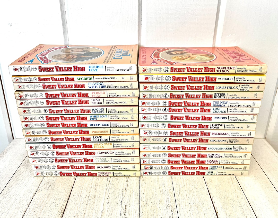Vintage 1980's Original 'sweet Valley High' Books by Francine Pascal ...