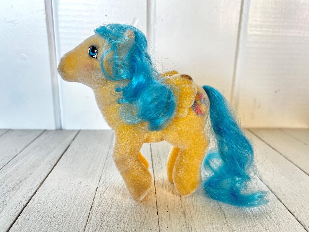 Vintage 1980's My Little Pony 'so Soft Ponies' Hasbro "bouncy" Pegasus ...