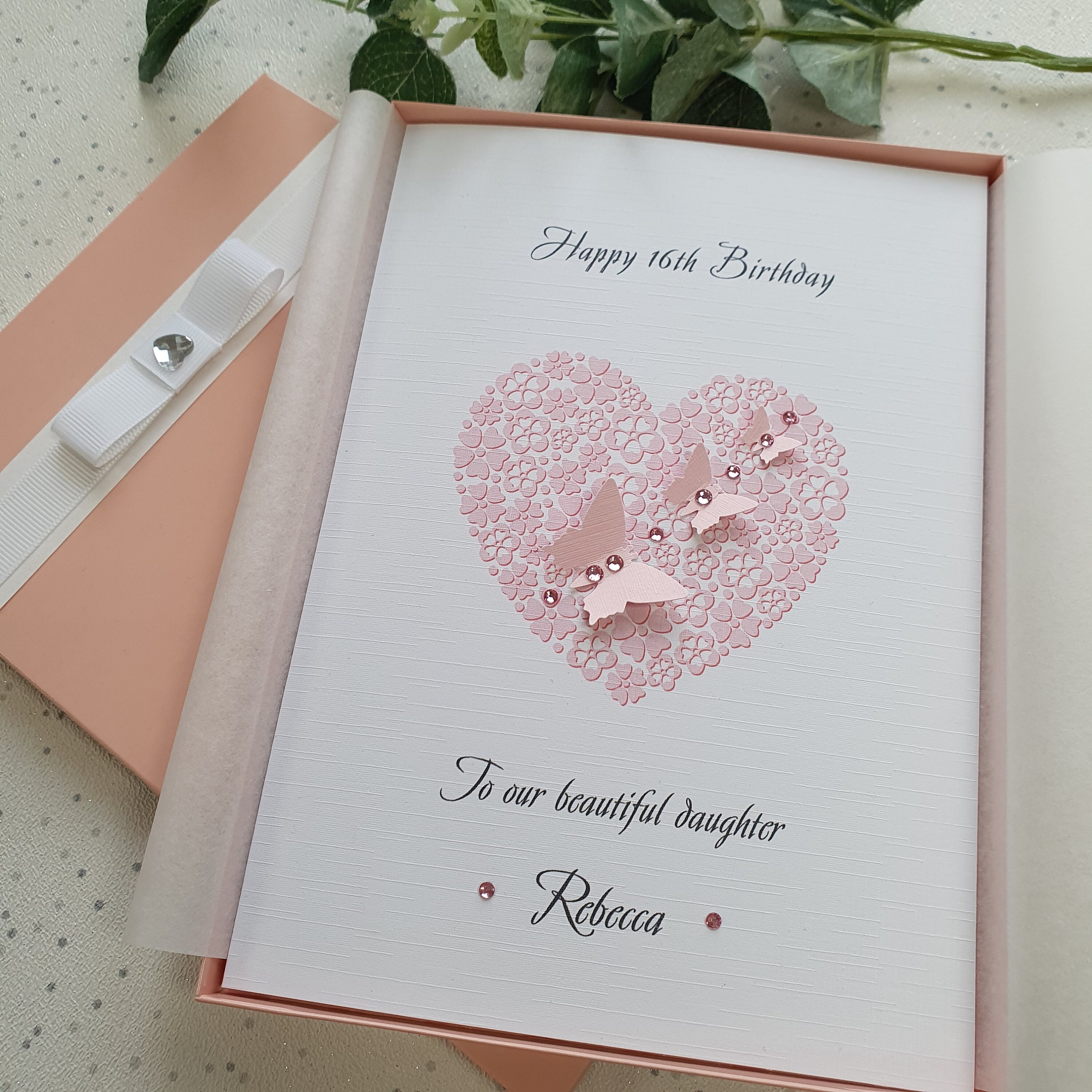 Granddaughter 1st Birthday Card Cute Personalised 1st Birthday Card 