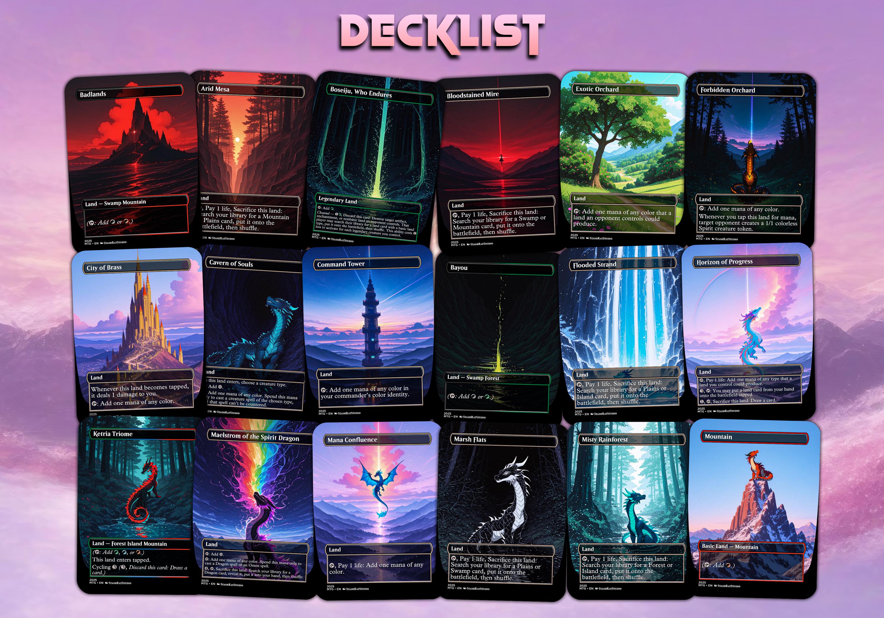 Complete Ur-dragon Commander MTG Deck Anime Waifu NSFW | 106 Card Deck ...