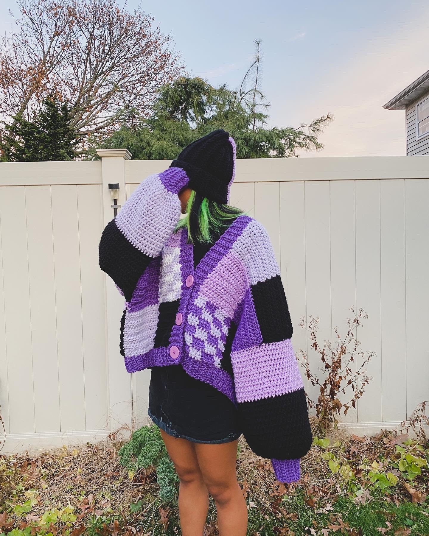 The Luna Cardigan Crochet Pattern PDF PATTERN With Design - Etsy