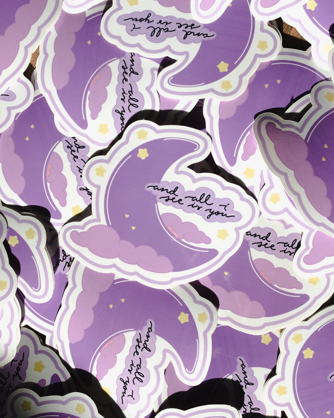 Bts/jin Moon Vinyl Sticker - Etsy