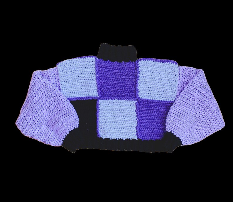 The Sarah Jumper Crochet Written PDF Pattern | Fold-over Mockneck ...