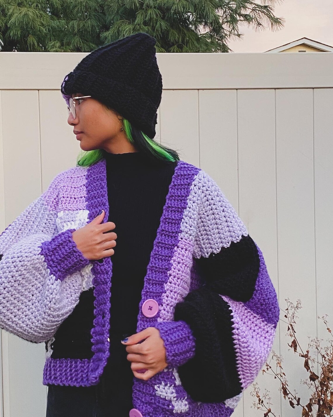 The Luna Cardigan Crochet Pattern PDF PATTERN With Design - Etsy