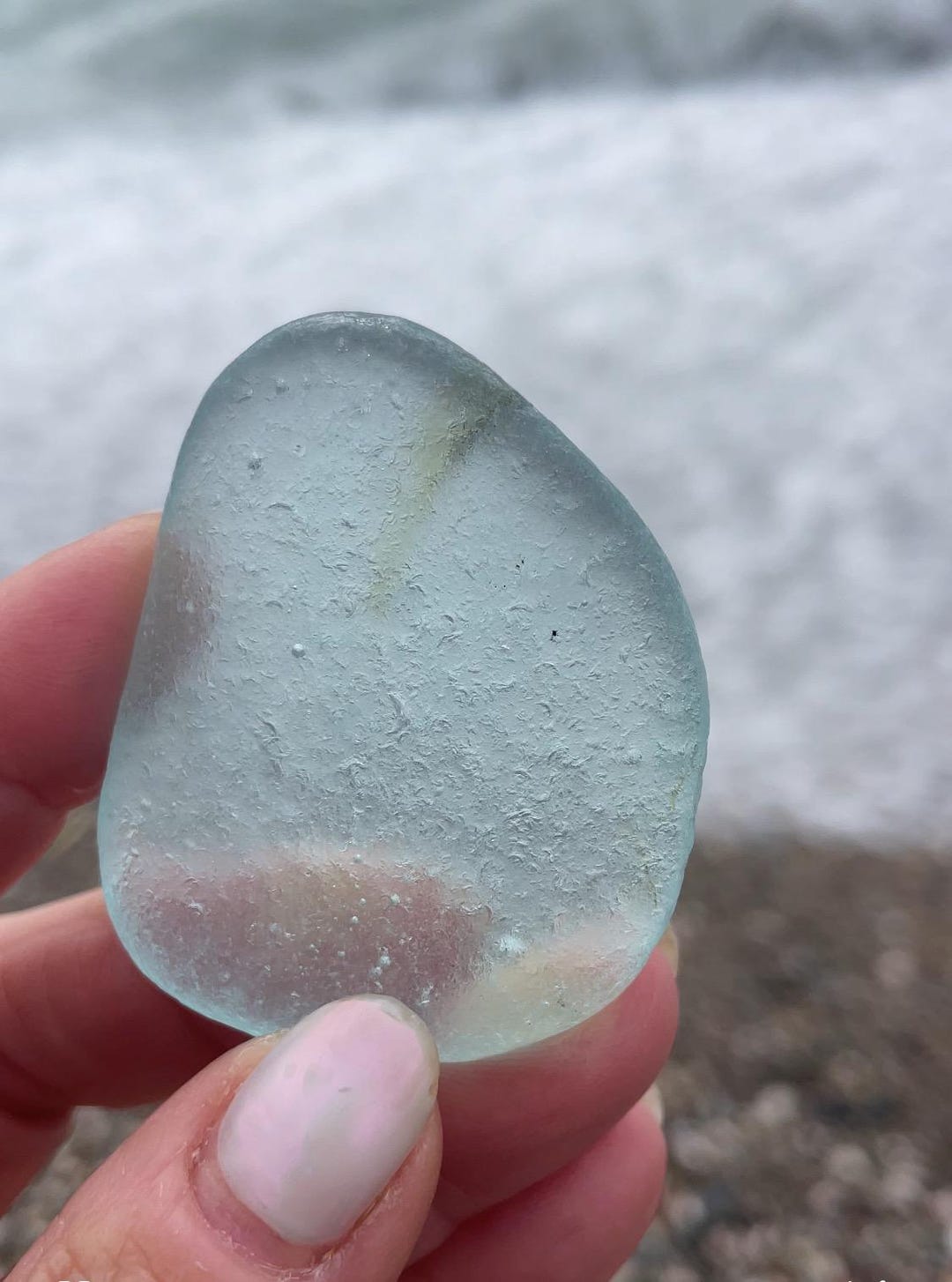 Huge Aqua Blue Sea Glass. Surf Tumbled Sea Glass. Be Glass Chunk. - Etsy