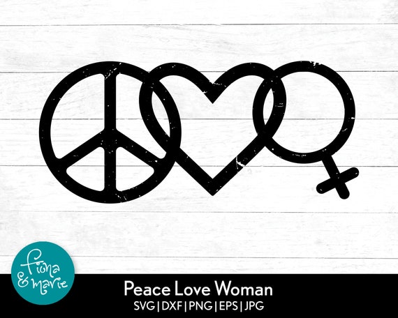 Vrouwelijk Symbool Hart Een Silhouet Van Een Jong Vrouw Verhogen Haar