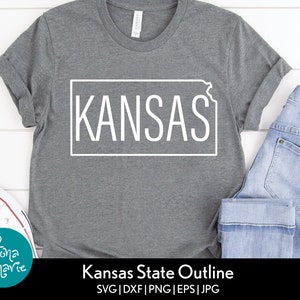 Kansas Svg Svg Png Jpg Eps Dxf Ai Mirrored PDF Cut Files for Cricut and ...
