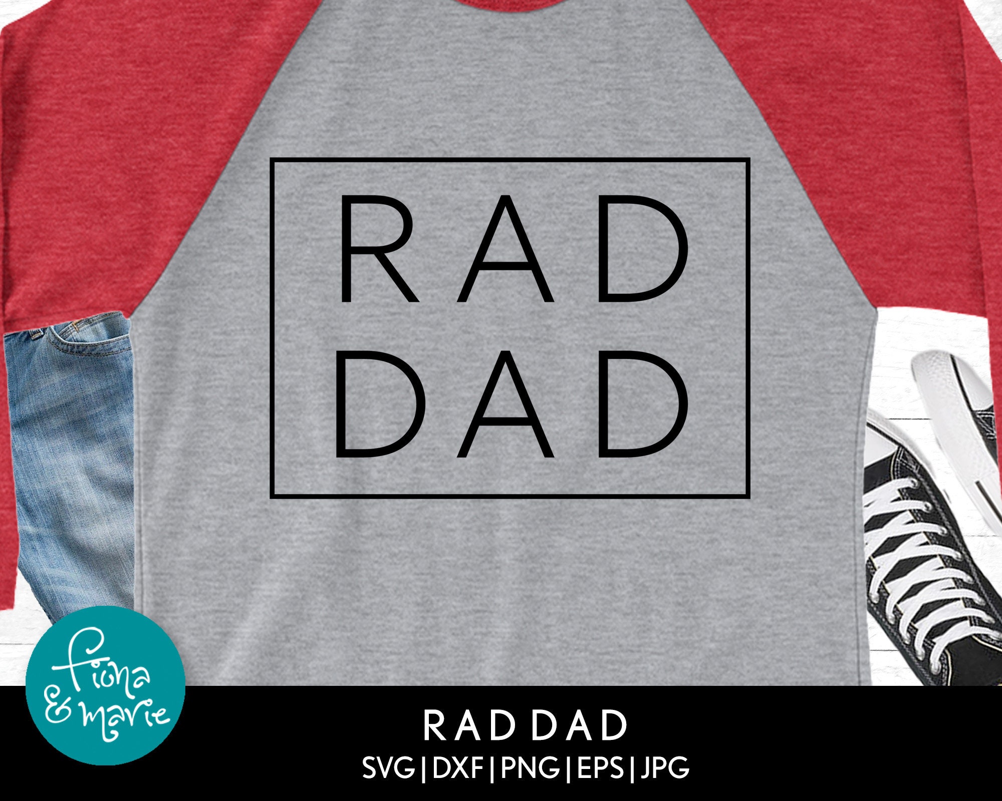 Rad Dad Svg Dad Svg Father's Day Svg Funny Svg Svg - Etsy