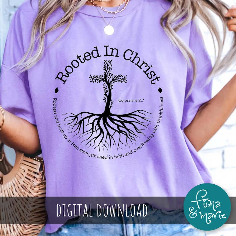 Rooted in Christ Image - Etsy