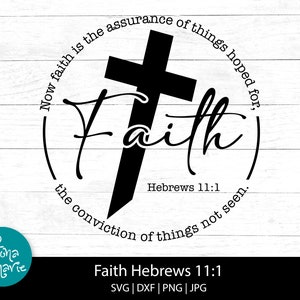 Now Faith is the Assurance of Things Hoped For, the Conviction of ...