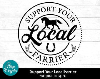 Farrier Logo Svg Farrier Svg Horse Svg Equine Svg Horse - Etsy