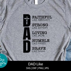 Christian Dad SVG, Fathers Day Gift, Man of Faith (digital Download) - Etsy