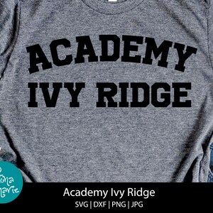Academy Ivy Ridge the Program Svg, Dxf, Png, Jpg, White Png Silhouette ...