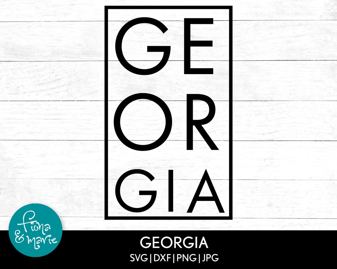 Georgia Svg Georgia Pride Svg Png Jpg Dxf Mirrored - Etsy