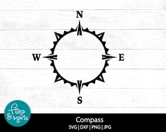 Steadfast Compass Svg Png: Cut Ready Digital Design for Cricut ...