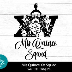 Mis Quince Squad XV Design (digital Download) - Etsy