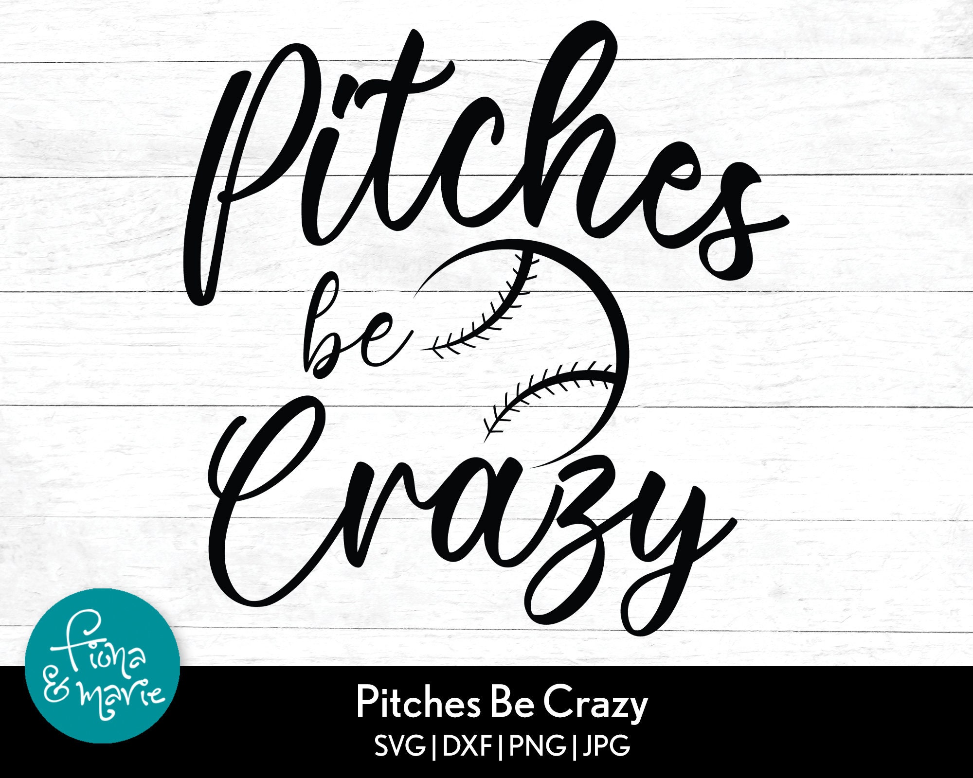 Baseball SVG by Artworks SVG Fast pitch softball crazy cute clipart ...