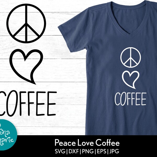 Peace Love Coffee - Etsy