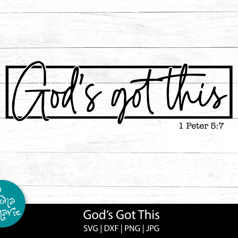 No Worries God Got Me Svg - Etsy