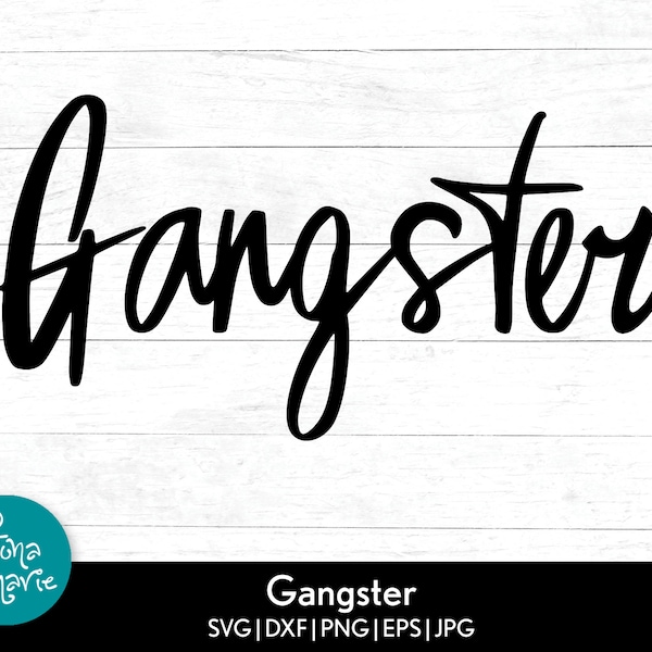 Gangster Svg - Etsy
