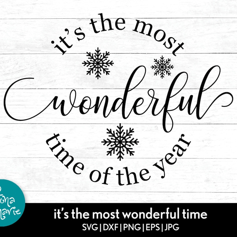 Its the Most Wonderful Time of the Year Svg - Etsy