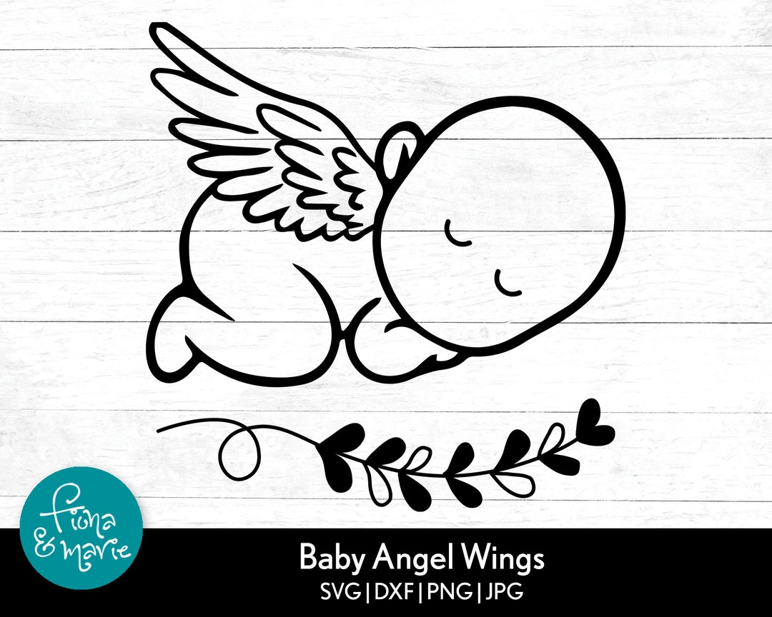 Baby Angel Wings | Miscarriage SVG | SVG File for Cricut Silhouette ...