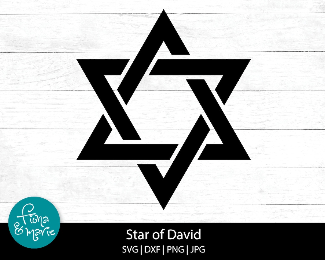 Star of David Svg, Svg, Dxf, Jpg, Png, Mirrored Pdf, Cut File Cricut ...