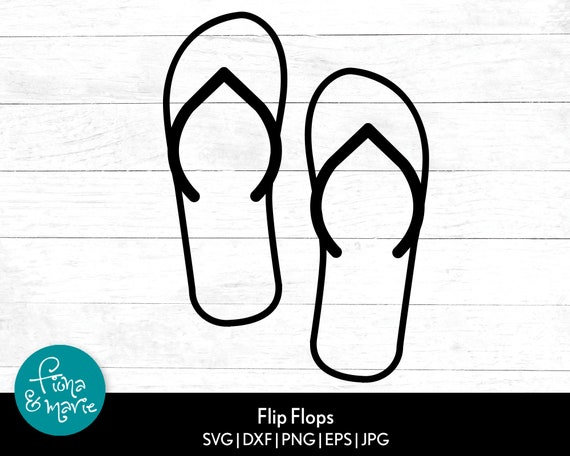 Flip Flops Svg Svg Png Jpg Eps Dxf Summer Svg | Etsy