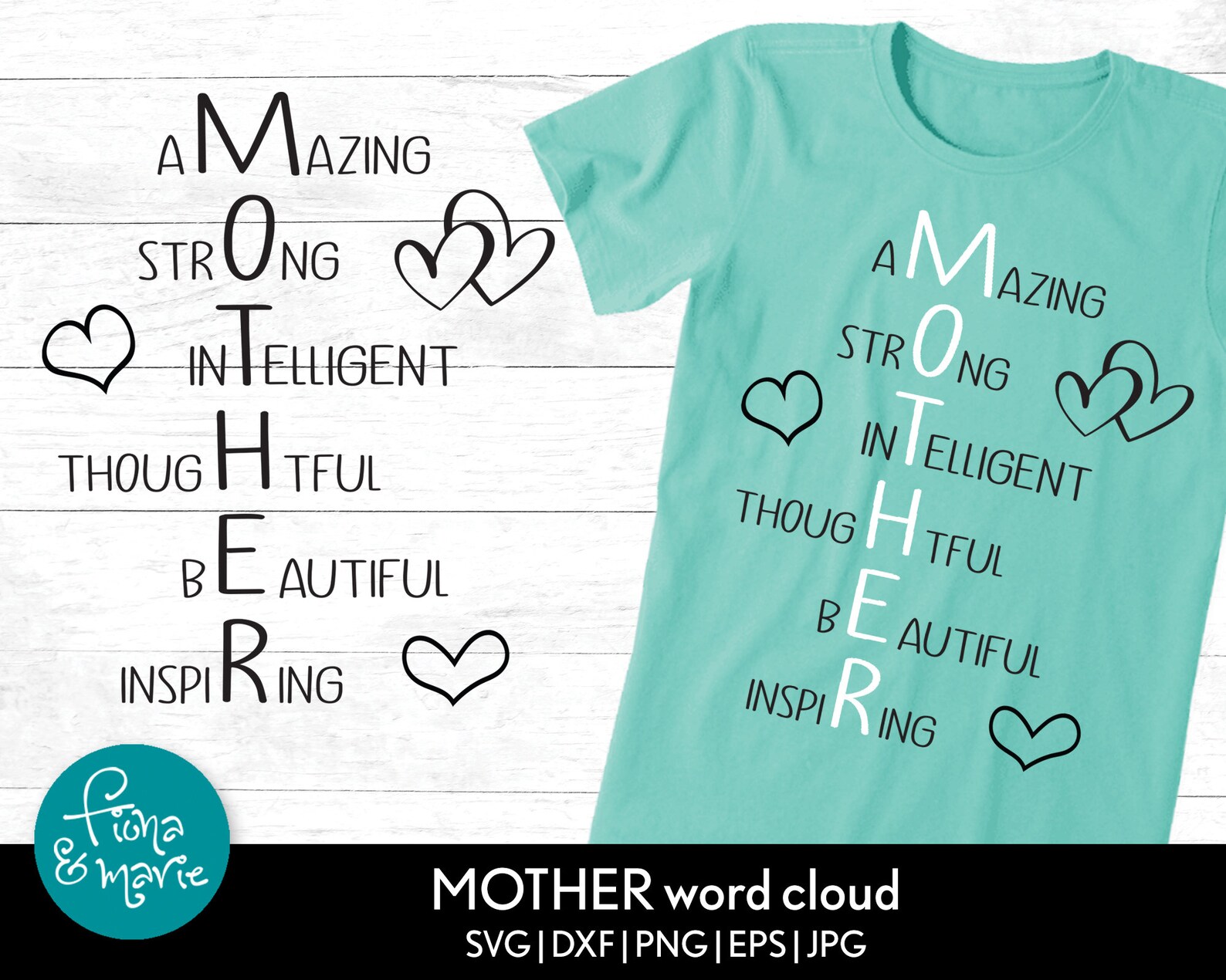 Mother Svg Mother's Day Inspirational Words Svg Dxf - Etsy