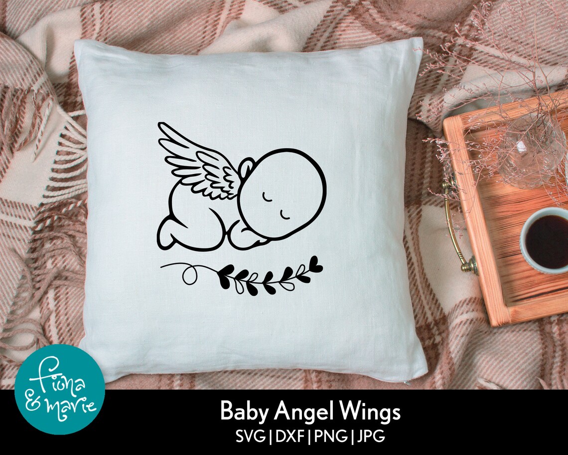 Baby Angel Wings Miscarriage SVG SVG File for Cricut - Etsy