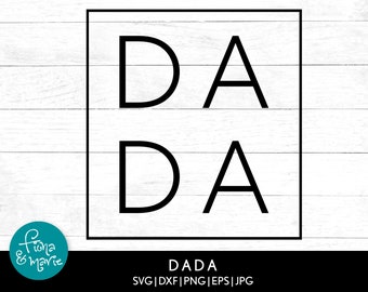 Dad Svg Dada SVG Dada png Dada Cursive Svg Dada Script Svg File Dada ...