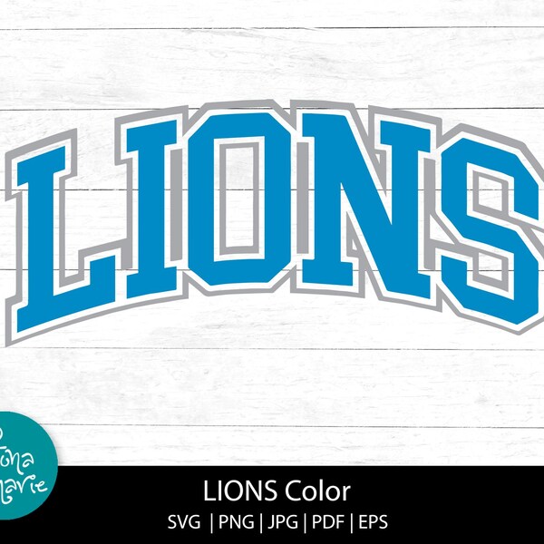 Detroit Lions Stencil - Etsy